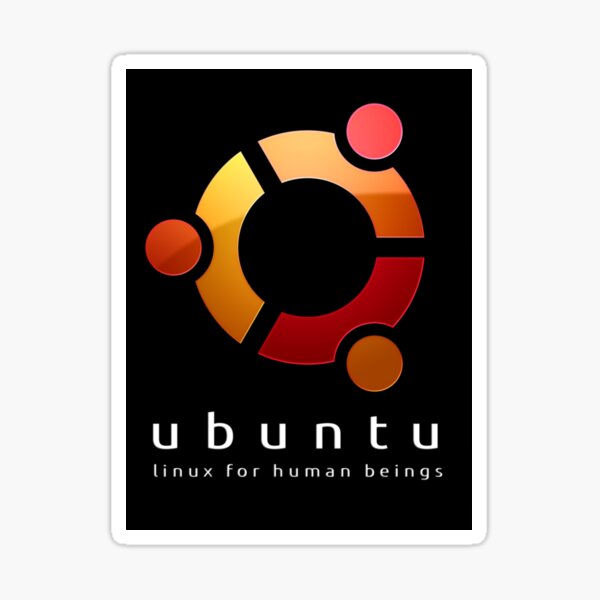 "Ubuntu Linux" Sticker for Sale by TechTeez | Redbubble