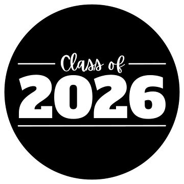 "Class of 2026" Sticker for Sale by craftytraci | Redbubble