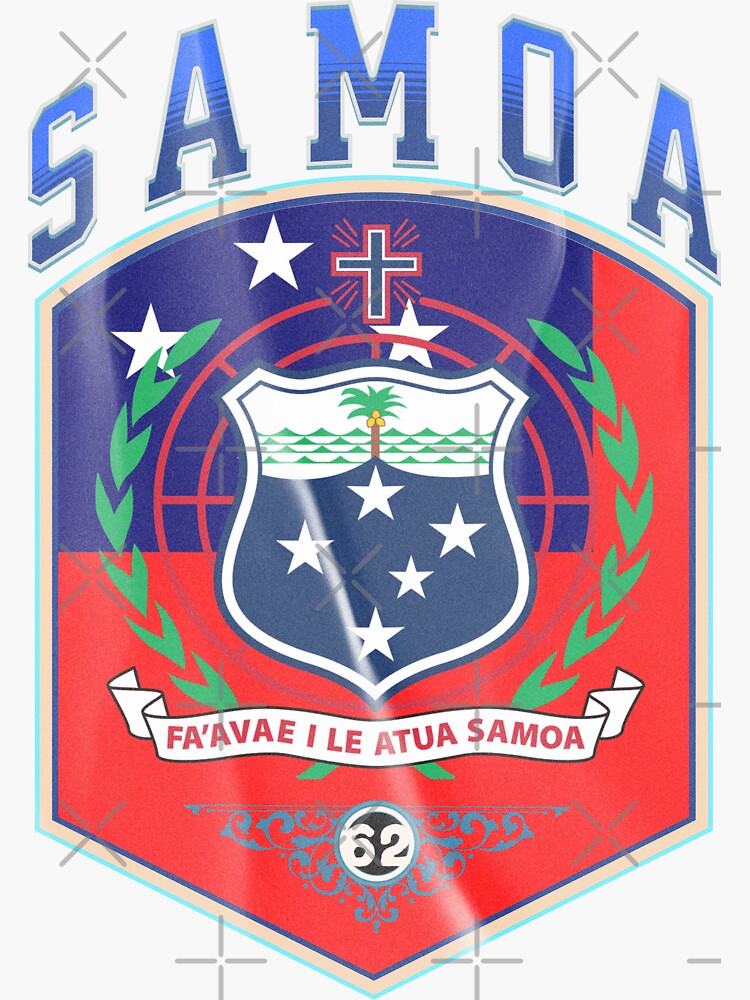 "Samoa" Sticker for Sale by ZL-27 | Redbubble