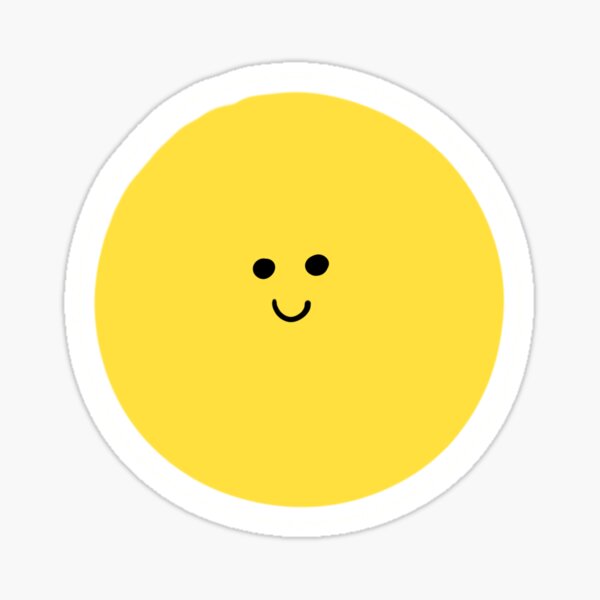 "Cute smiley face " Sticker for Sale by rgf05 | Redbubble