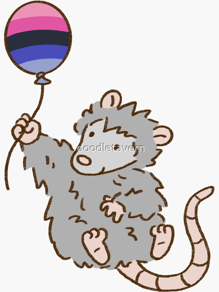 "Pride Possums - Omnisexual Flag Sticker" Sticker for Sale by ...