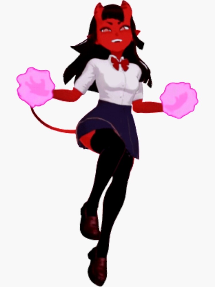 "Meru The Succubus Duvet Cover " Sticker for Sale by GavinDeGraw ...