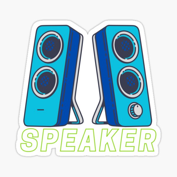 "Speaker" Sticker for Sale by Thaeliton99 | Redbubble