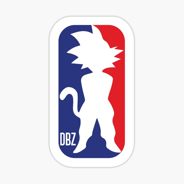 "Gohan Dragon Ball Z Nba Logo" Sticker for Sale by codydorkin | Redbubble