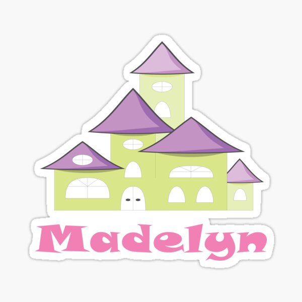 "Madelyn Name" Sticker for Sale by ProjectX23 | Redbubble
