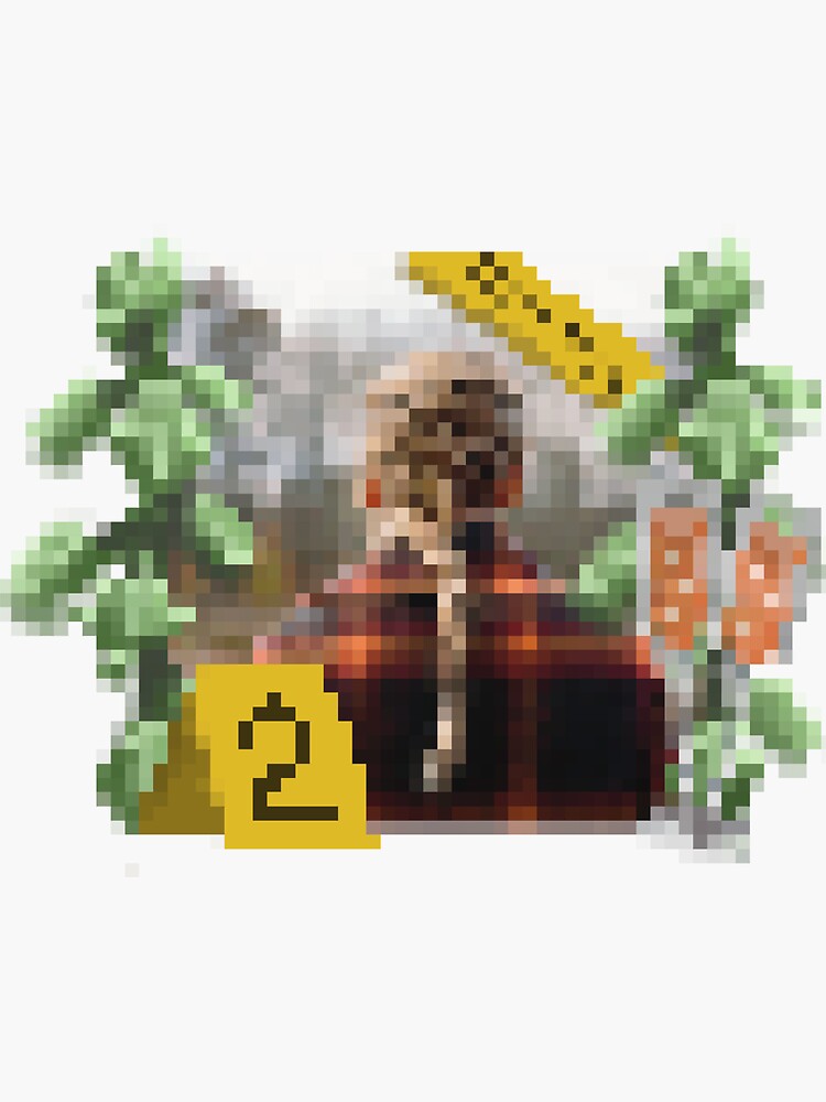 "Evermore Taylor versión Pixel Art Taylor Swift" Sticker by Tam-ink ...