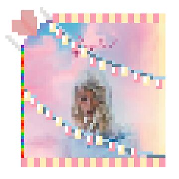 "Lover Taylor version Pixel Art Taylor Swift" Sticker by Tam-ink ...