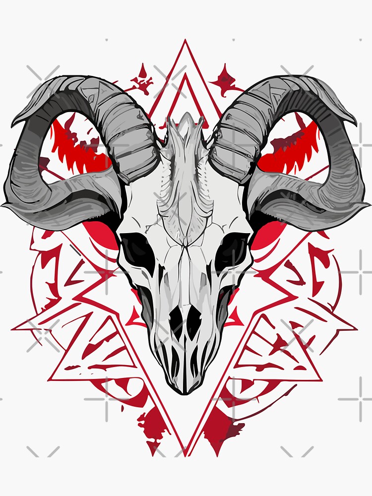 Evil Goat Skull