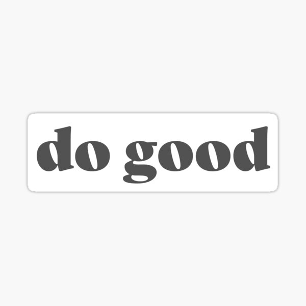 Dg Do Good Stickers | Redbubble