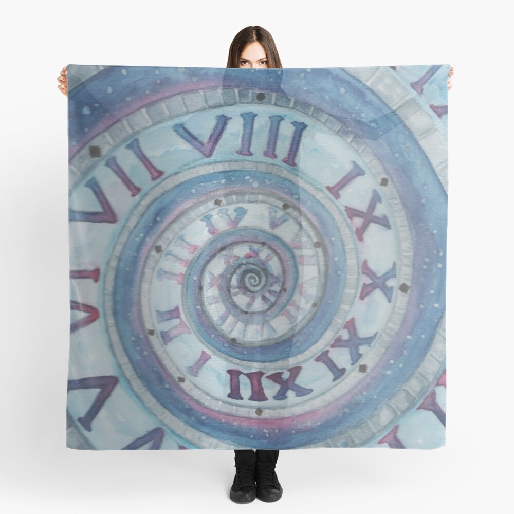 "Time lord clock" Scarf by adorkablemary | Redbubble