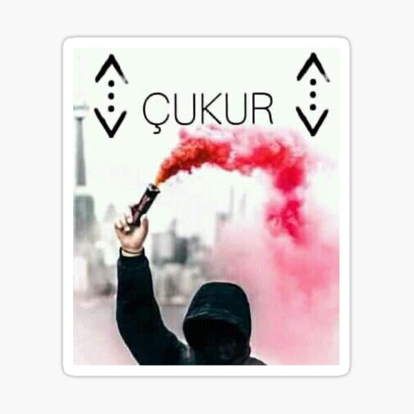 "CUKUR" Sticker for Sale by felipe-lyons | Redbubble