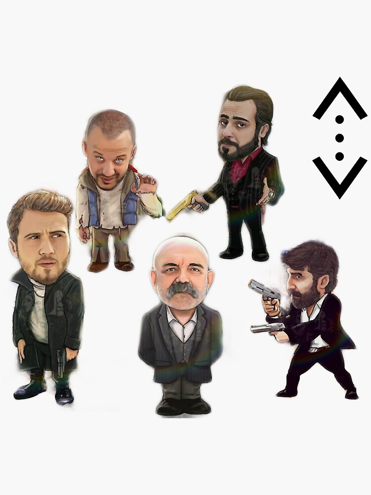 "Çukur evimiz 2022, funny series, turkey, kocovali " Sticker for Sale ...