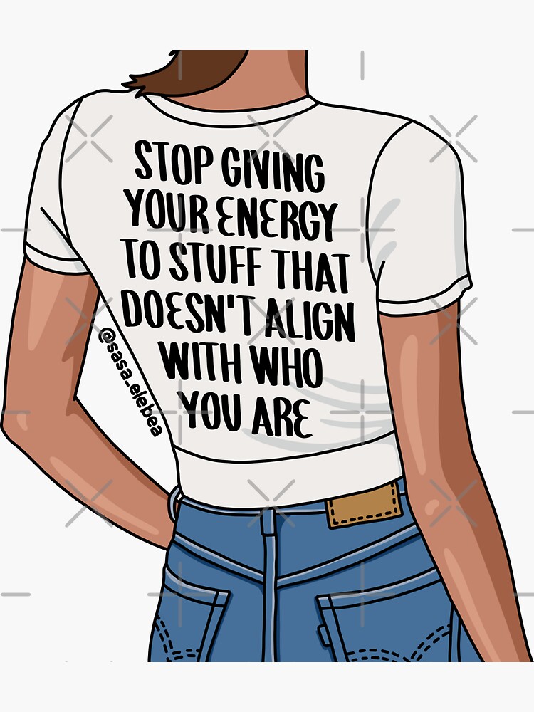 "Align energy by Sasa Elebea" Sticker for Sale by Sabrina Brugmann ...