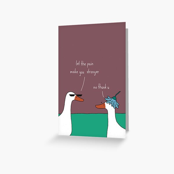 "no thank you" Greeting Card by tuerannja | Redbubble
