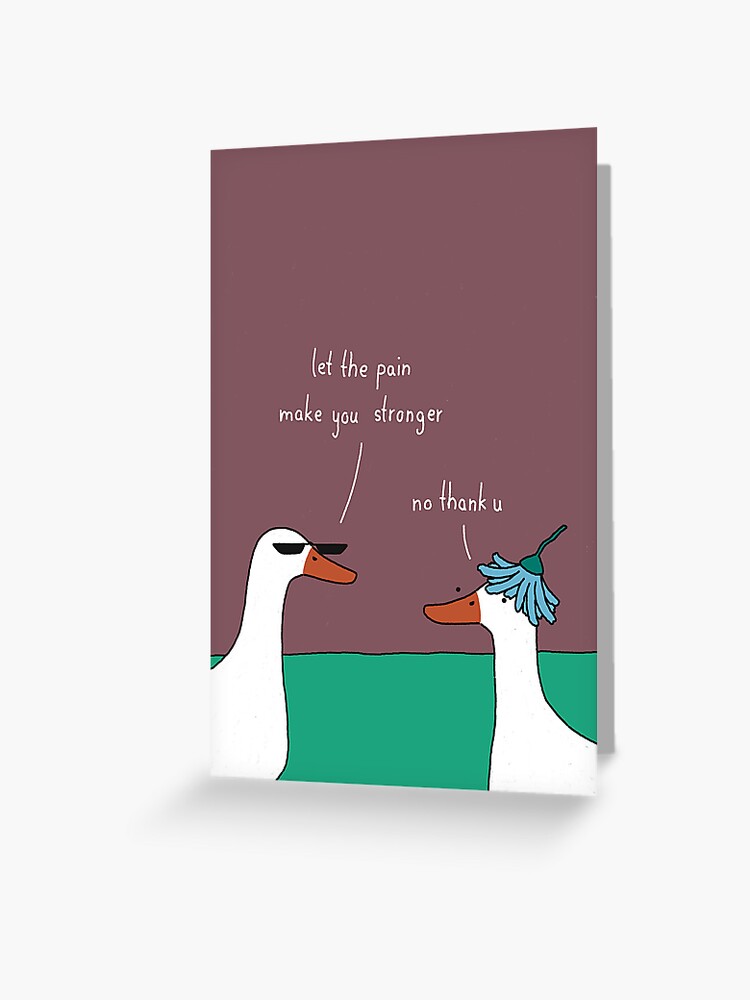 "no thank you" Greeting Card by tuerannja | Redbubble