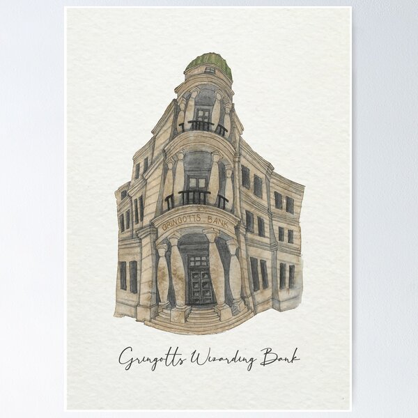 "Wizard bank" Poster for Sale by ECLECTICimprint | Redbubble