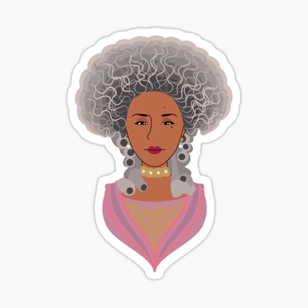 "Bridgerton Queen Charlotte" Sticker by Samuel-Ruhland | Redbubble