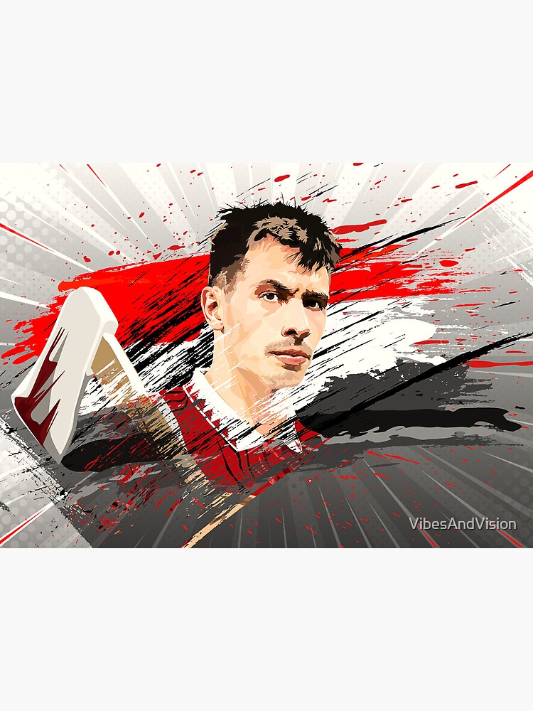 Manchester United Abstract Art Old Trafford Stadium Canvas Print