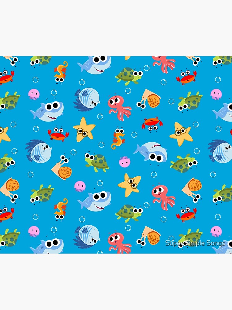 Finny The Shark Pattern Throw Blanket sold by Cami Faceplate | SKU ...