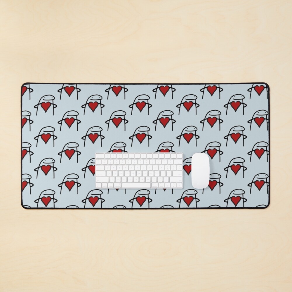 "Flork with heart " Sticker for Sale by Taevionprim | Redbubble