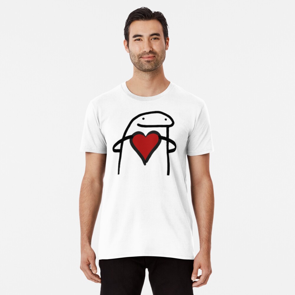 "Flork with heart " Sticker for Sale by Taevionprim | Redbubble