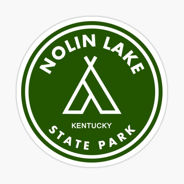 "Nolin Lake State Park Kentucky Tent" Sticker for Sale by bivenart ...