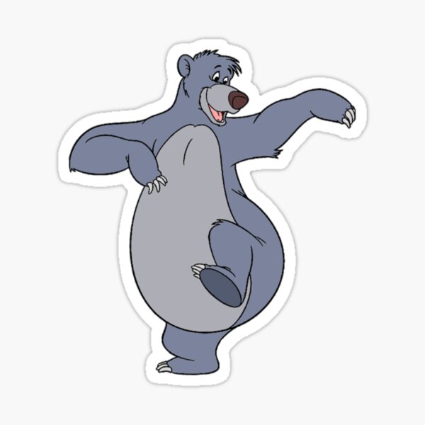 "Baloo" Sticker for Sale by ghostjb | Redbubble