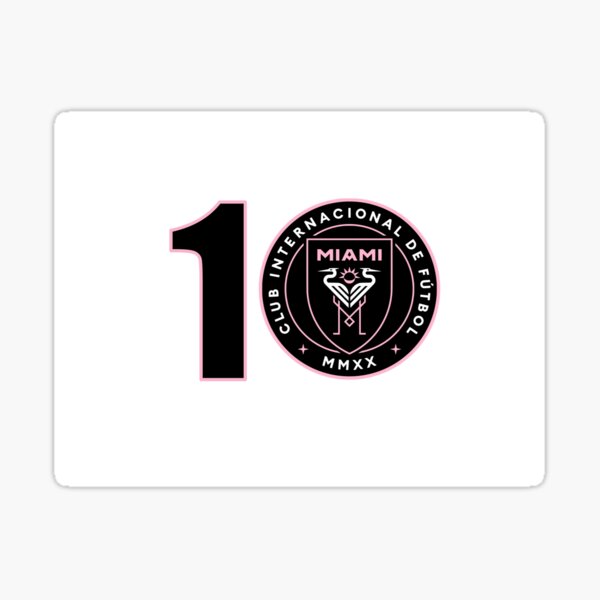 "Inter Miami Messi Logo" Sticker for Sale by HamburgerToft | Redbubble