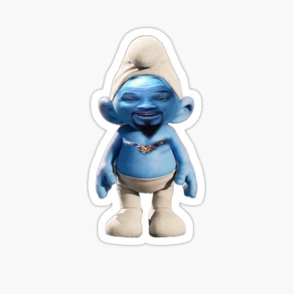 "will smurf" Sticker for Sale by Bi3c21t | Redbubble