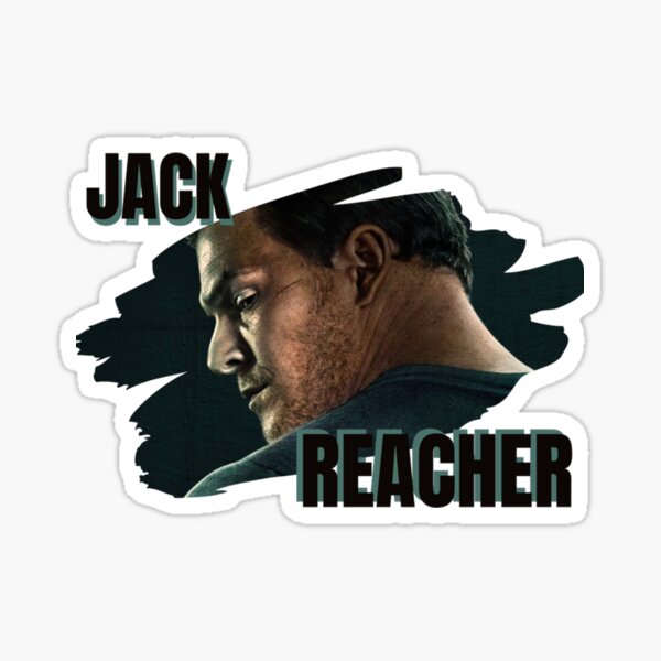 "Jack Reacher " Sticker for Sale by myrnakennedy | Redbubble
