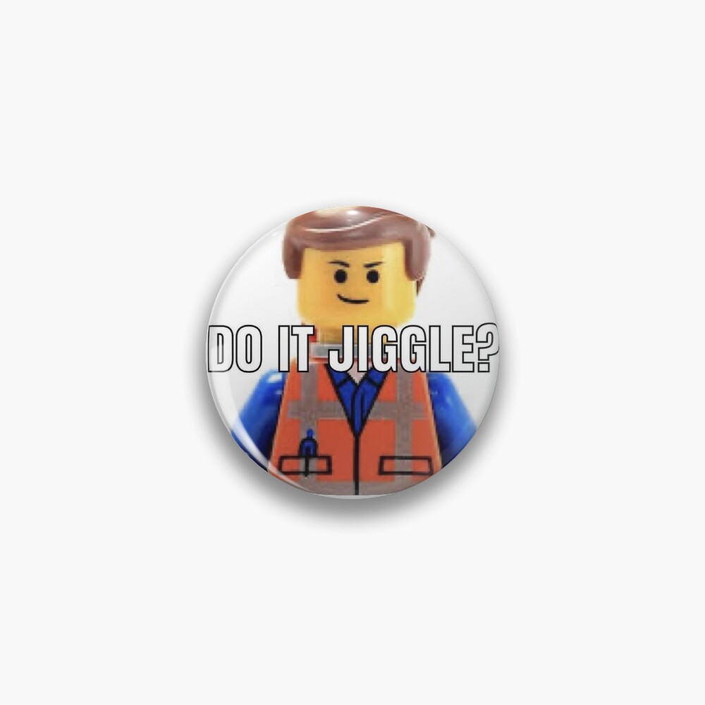 "Do It Jiggle?" Sticker for Sale by AJHartStudio | Redbubble