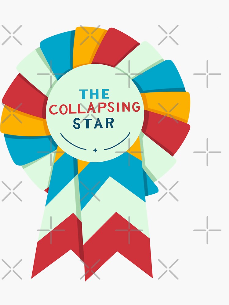 "The collapsing star award asteroid city" Sticker for Sale by davedonut ...