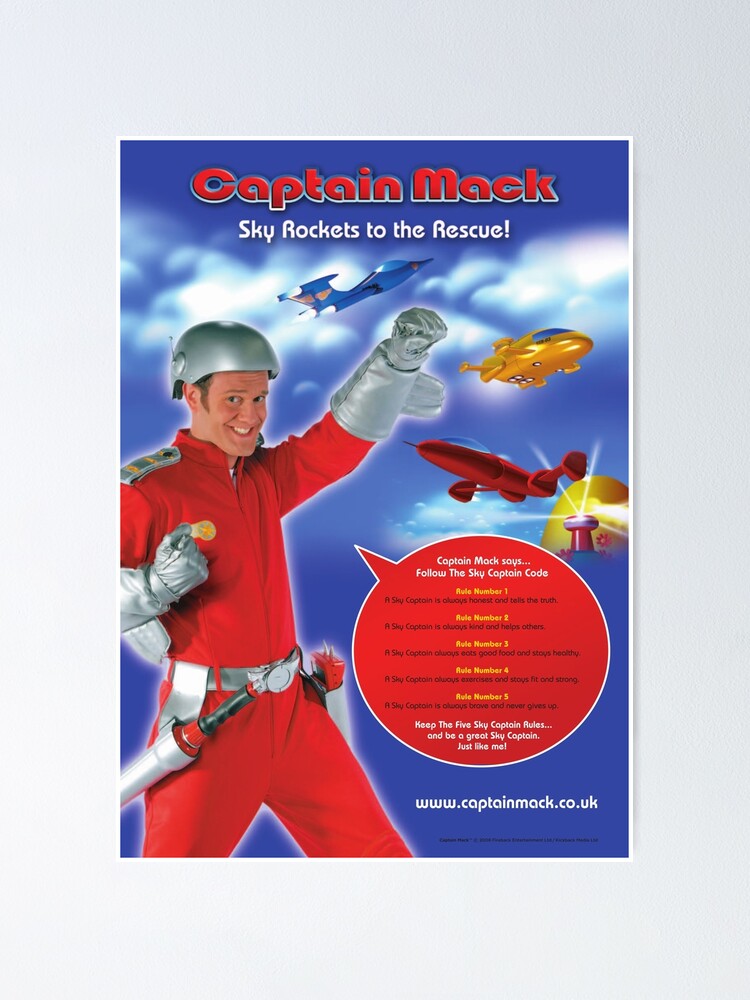 "Sky Captain Code Poster - Captain Mack" Poster for Sale by Captain Mack | Redbubble
