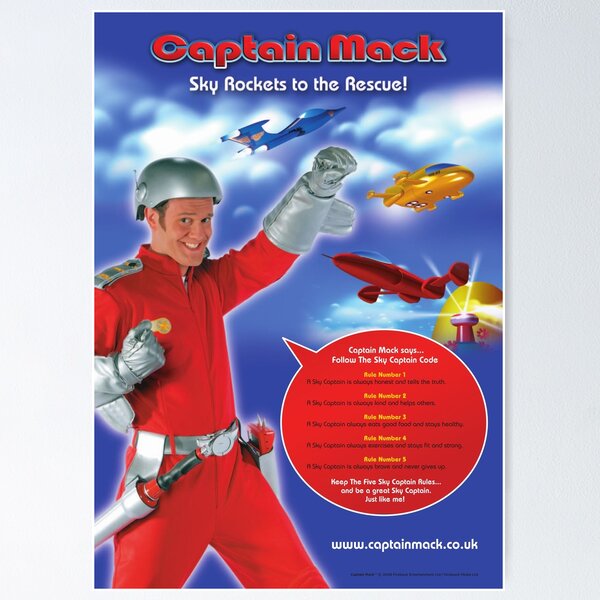 "Sky Captain Code Poster - Captain Mack" Poster for Sale by Captain ...