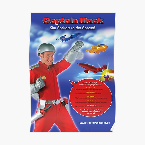 "Sky Captain Code Poster - Captain Mack" Poster for Sale by Captain ...