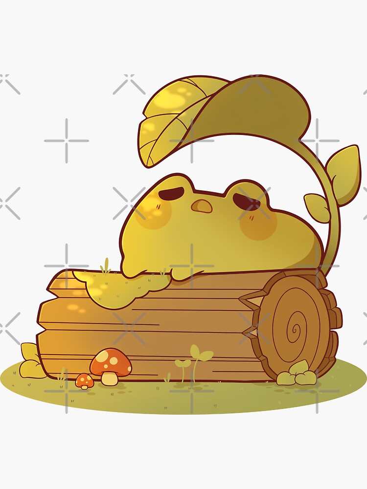 "Sunny frog" Sticker for Sale by Rihnlin | Redbubble