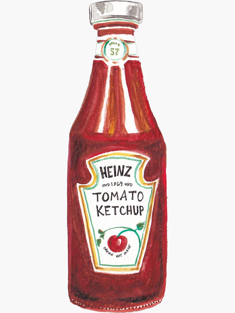 "Heinz Tomato Ketchup" Sticker for Sale by Karie Luidens | Redbubble