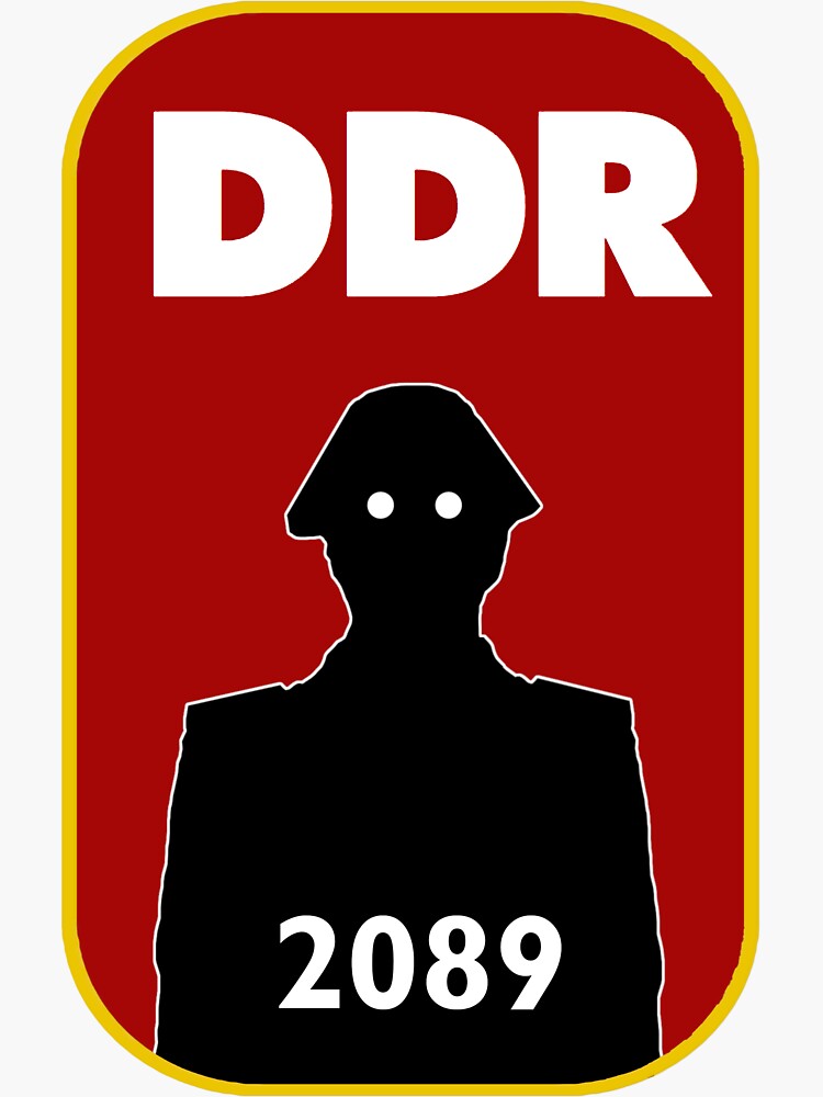 "Futuristic East German Poster " Sticker for Sale by DiaphHistory ...