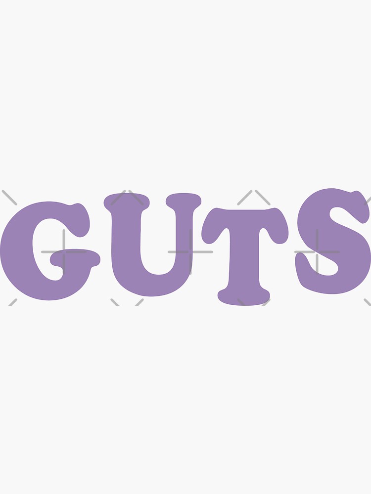"GUTS " Sticker for Sale by sarascoprox | Redbubble