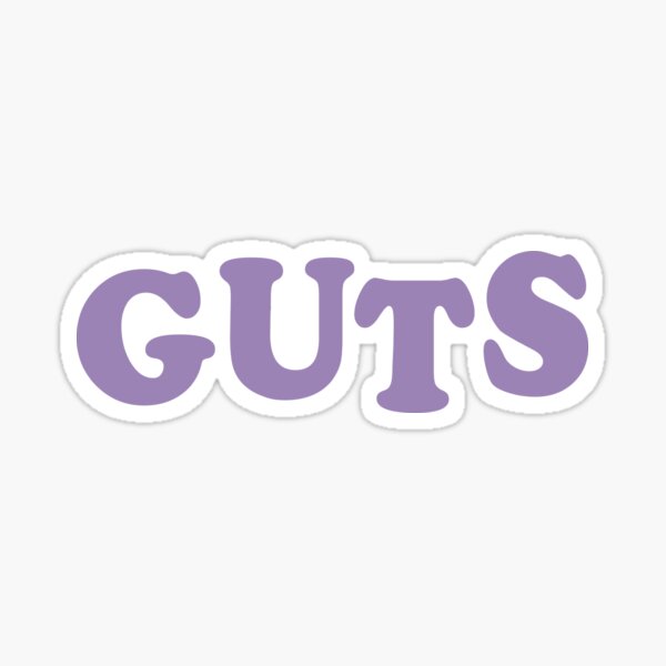 "GUTS " Sticker for Sale by sarascoprox | Redbubble