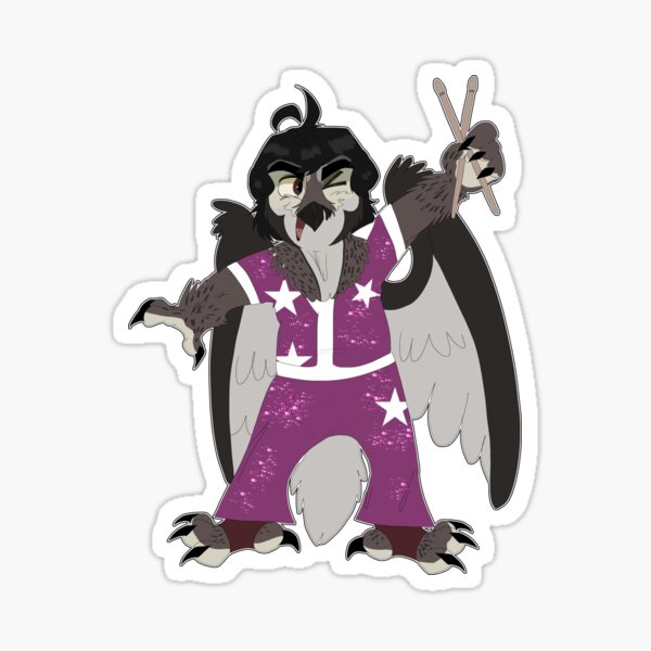 "The Hoo - Furry Keith Moon Sticker" Sticker for Sale by Stardae ...