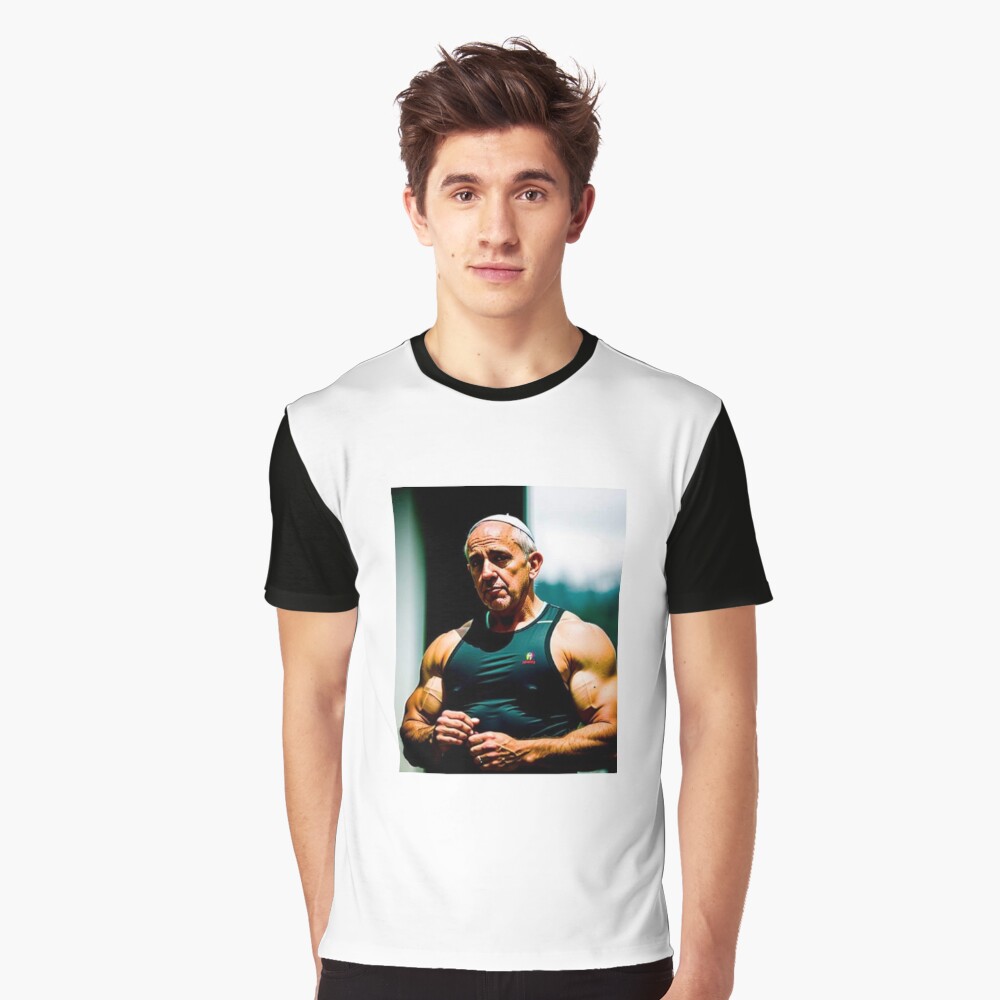 "Buff Pope Francis" Sticker for Sale by CheeseBlueprint | Redbubble