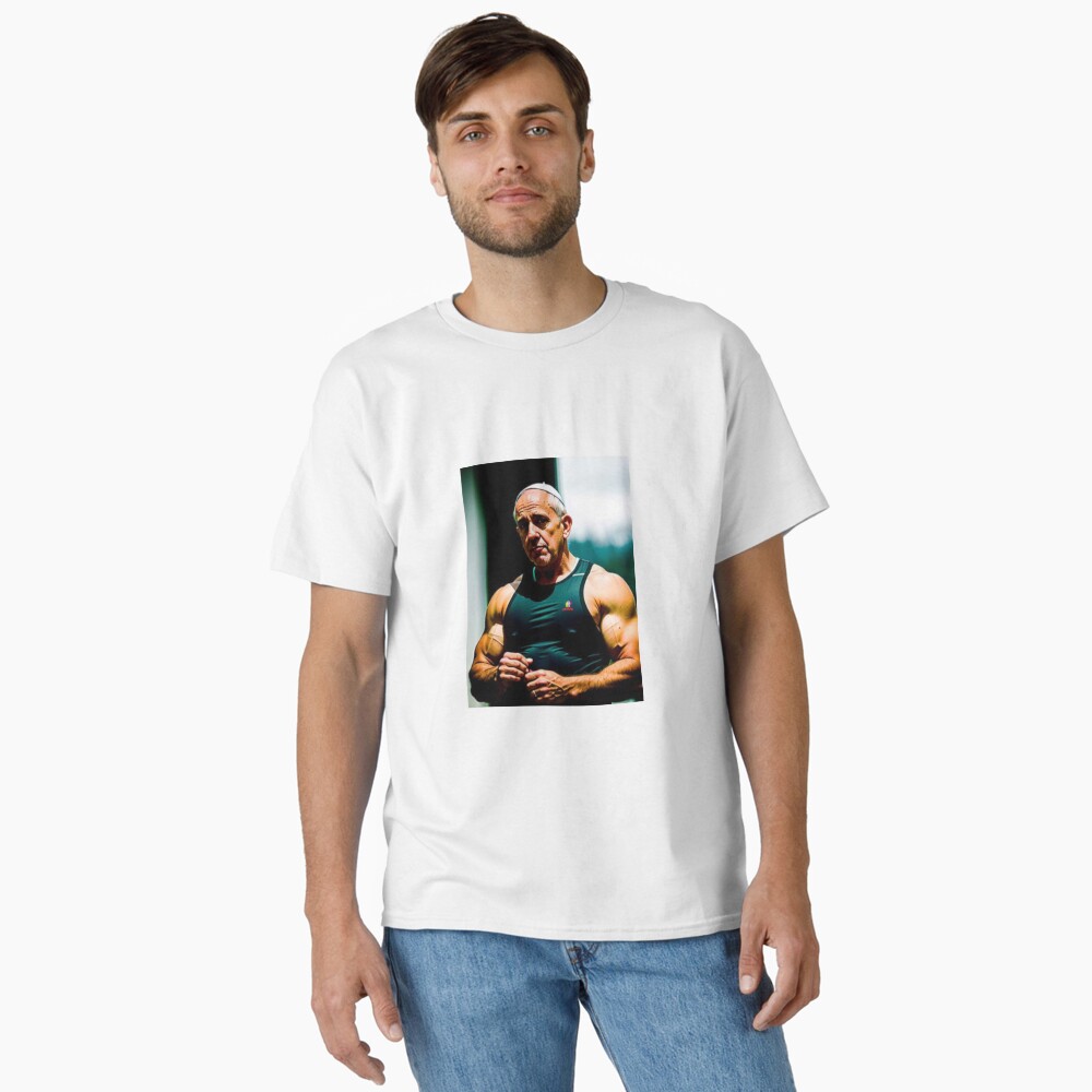 "Buff Pope Francis" Sticker for Sale by CheeseBlueprint | Redbubble