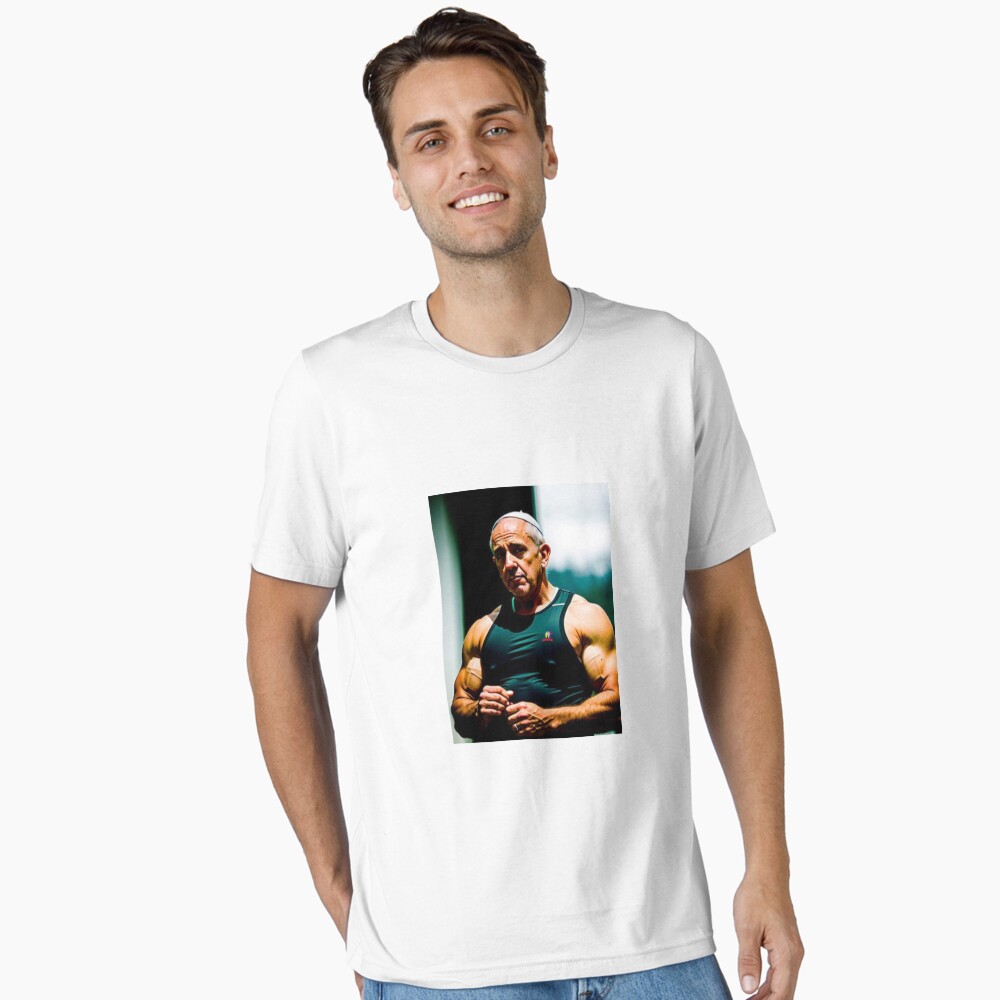 "Buff Pope Francis" Sticker for Sale by CheeseBlueprint | Redbubble