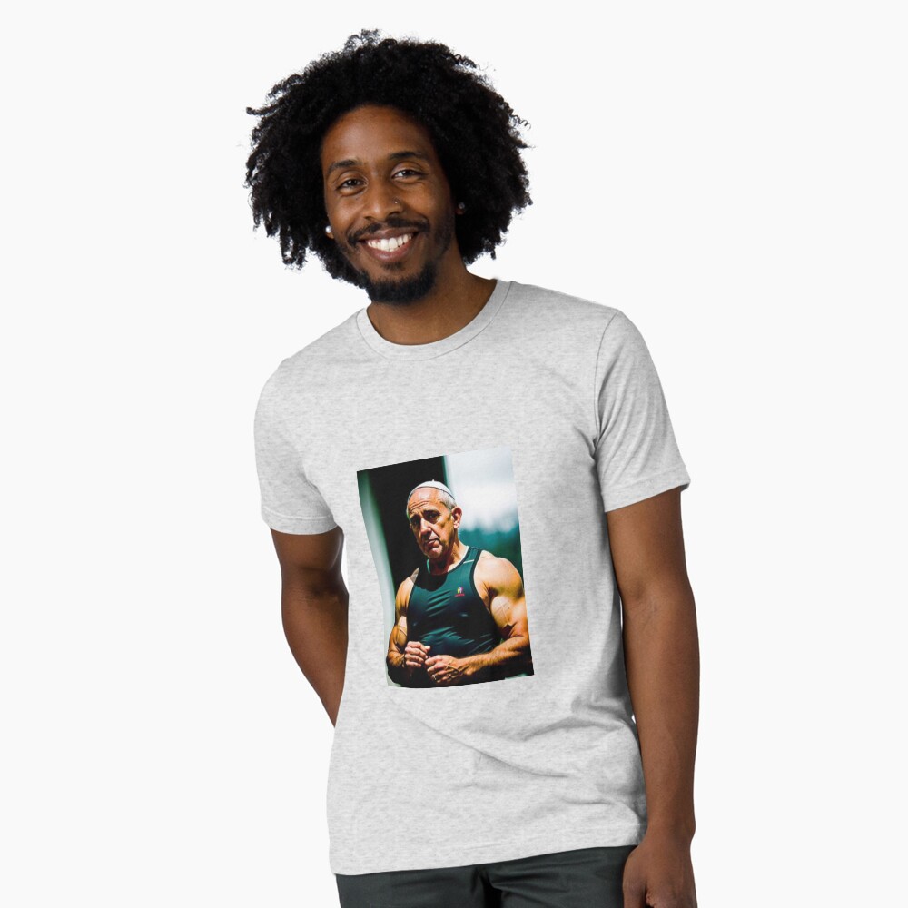 "Buff Pope Francis" Sticker for Sale by CheeseBlueprint | Redbubble