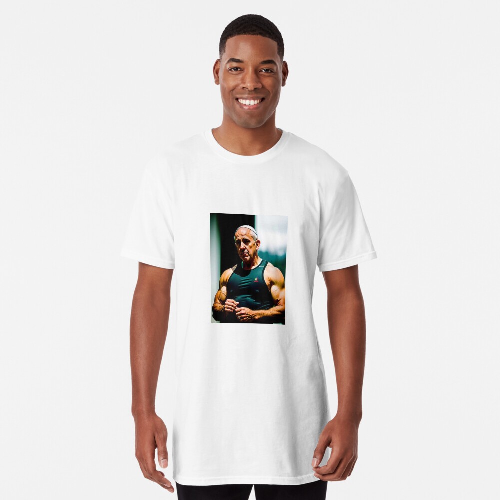 "Buff Pope Francis" Sticker for Sale by CheeseBlueprint | Redbubble