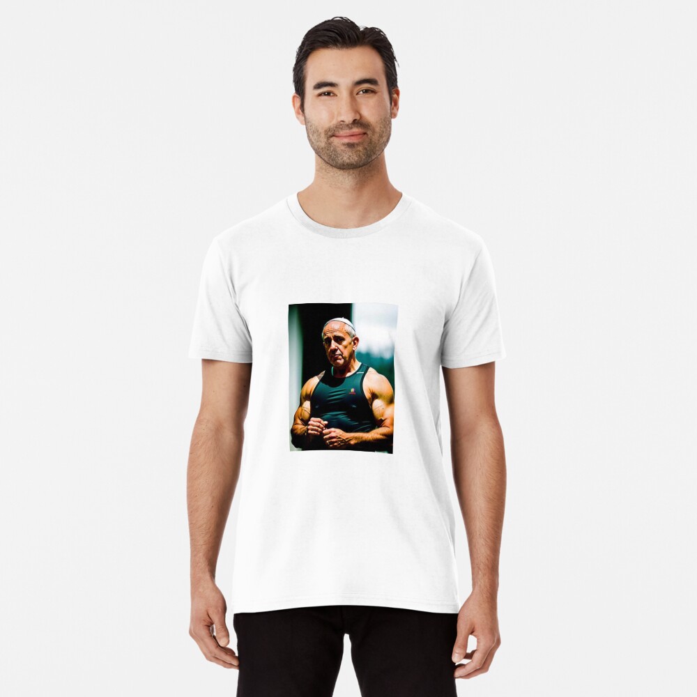 "Buff Pope Francis" Sticker for Sale by CheeseBlueprint | Redbubble