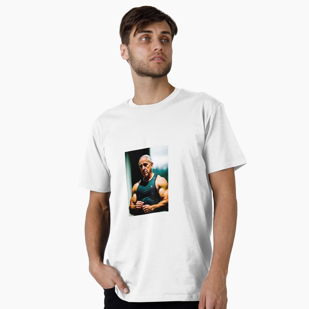 "Buff Pope Francis" Sticker for Sale by CheeseBlueprint | Redbubble