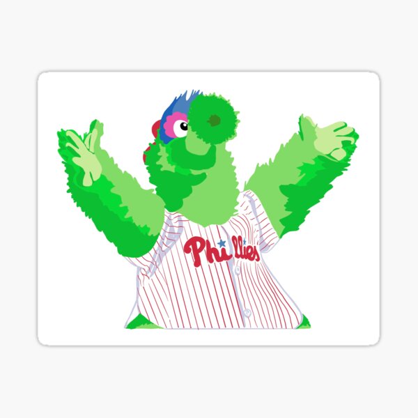 "Philly Phanatic " Sticker for Sale by pjpaints | Redbubble
