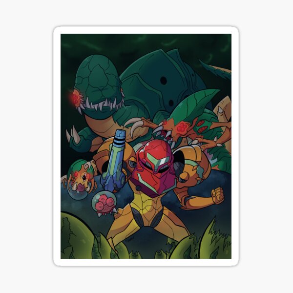 "Samus Returns" Sticker for Sale by TheTerence | Redbubble